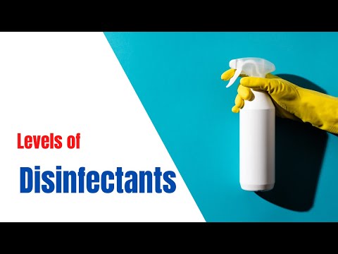 levels of Disinfectants and Examples.
