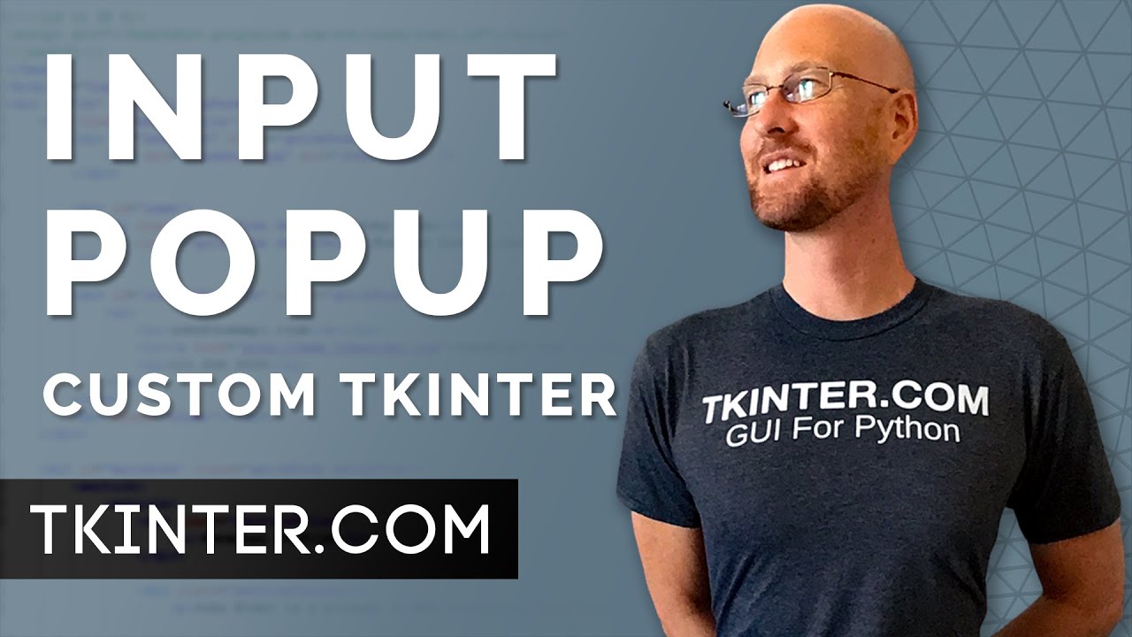 Input Popup Boxes - Tkinter CustomTkinter 14