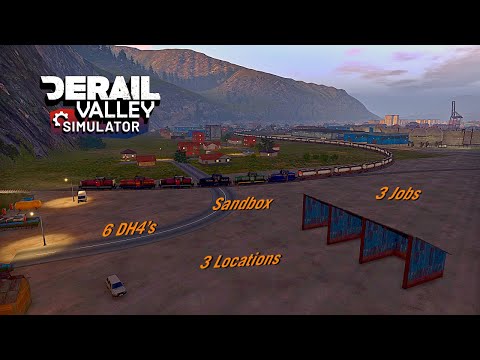 Steam Community :: Video :: [Derail Valley] Sandbox Mode: 3 Jobs; 3 Locations 6DH4's