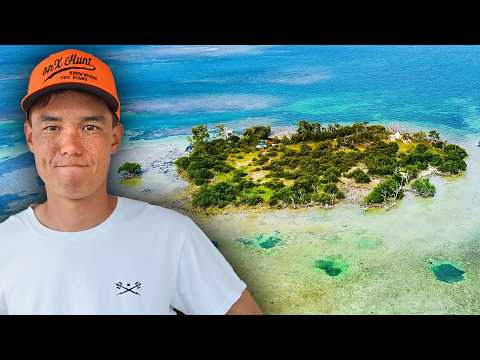 72 hours on a FLOATING tiny home and remote island
