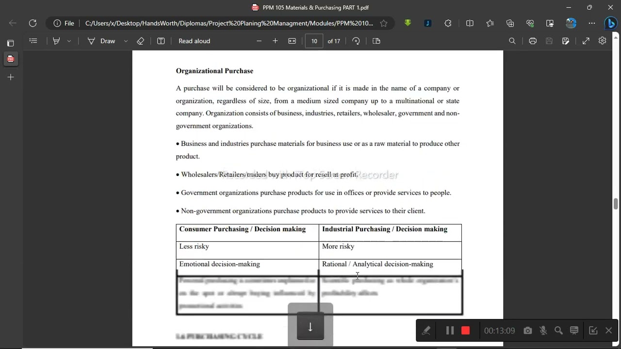 Introduction to Purchasing & Materials Management P3