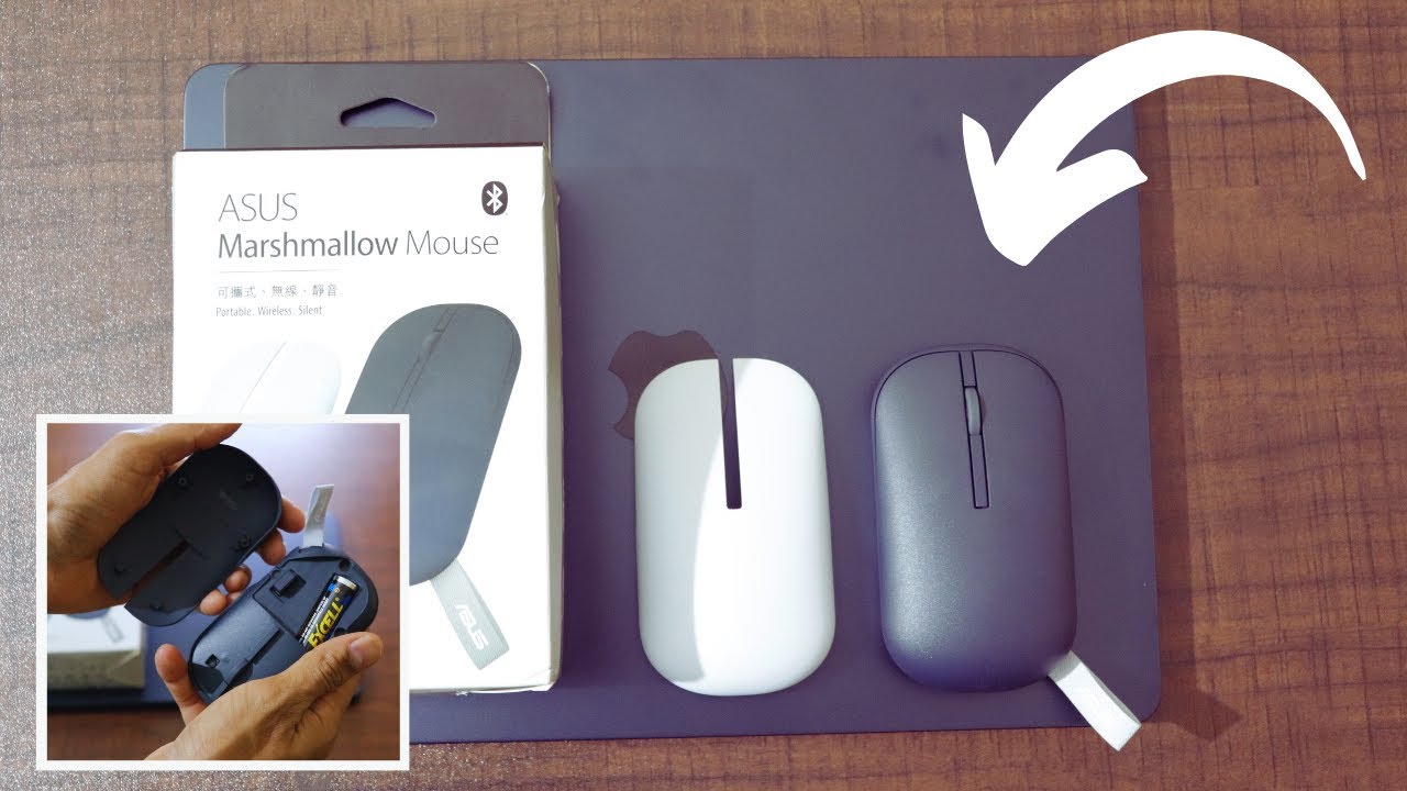 Asus Marshmallow Mouse Unboxing & Review | Bluetooth + Wireless, Silent, Portable & Extra Top case!
