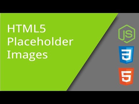 HTML5 Placeholder Images for Websites