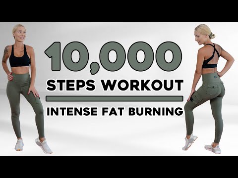 10000 Steps KNEE FRIENDLY Calorie Killer Walking Workout 🔥 10k Step Challenge Cardio Workout