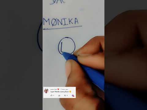 Monika name logoπ#youtubeshorts#shortsvideo#comment your name π€
