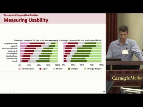 Lujo Bauer - Helping Users Create Better Passwords