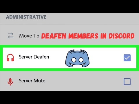 How to Deafen Members in Discord - how to fake mute/deafen on discord (listen while deafened)