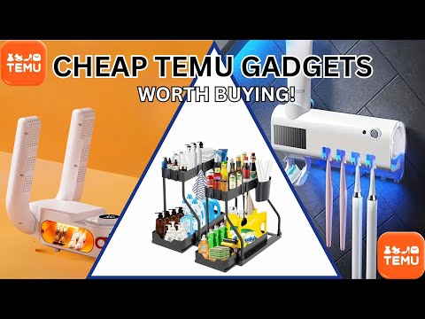 50 CHEAP Temu Gadgets That Are Actually WORTH IT! (With Prices) [Home Appliances, Cooking, Cleaning]