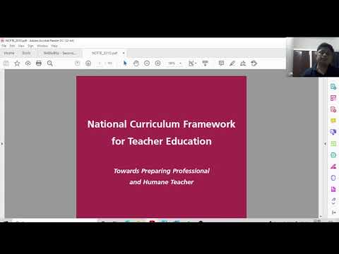 Teacher Education: Organization of Teacher education Curriculum part 1