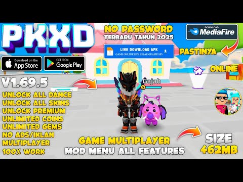 PK XD Mod Apk v1.69.5 New 2025 - Unlimited Money & Unlock All Skins