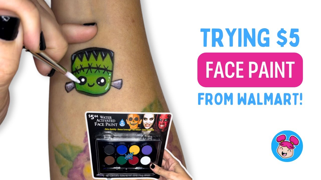 Face Paint Review: Trying $5 Face Paint from Walmart