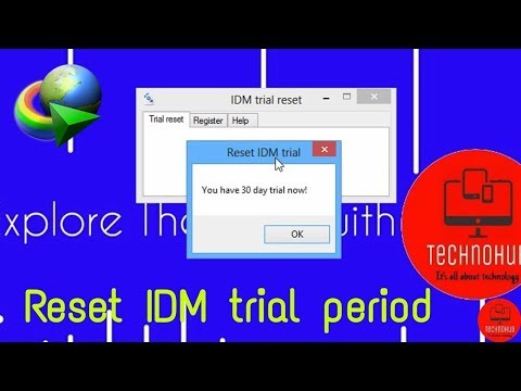 IDM FOREVER TRIAL RESET and REGISTRATION TOOL / NO FAKE SERIAL KEY PROBLEM