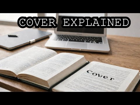 English Vocabulary: cover (verb)