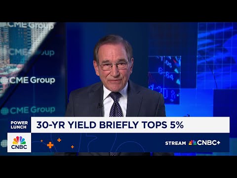 30-year Treasury yield briefly tops 5%