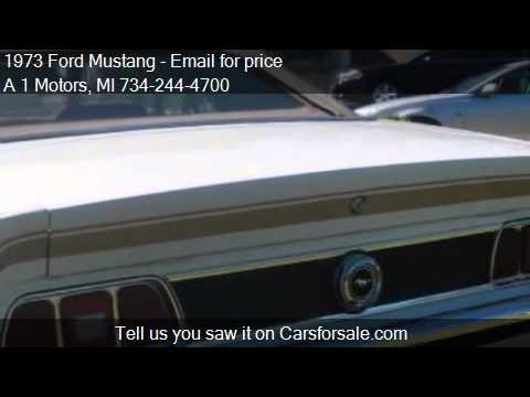 1973 Ford Mustang for sale in Monroe, MI 48162 at the A 1 Mo