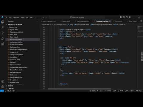 Lesson 19 Bootstrap Form ,textarea and file