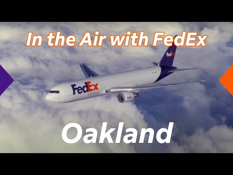 In the Air with FedEx: Memphis to Oakland