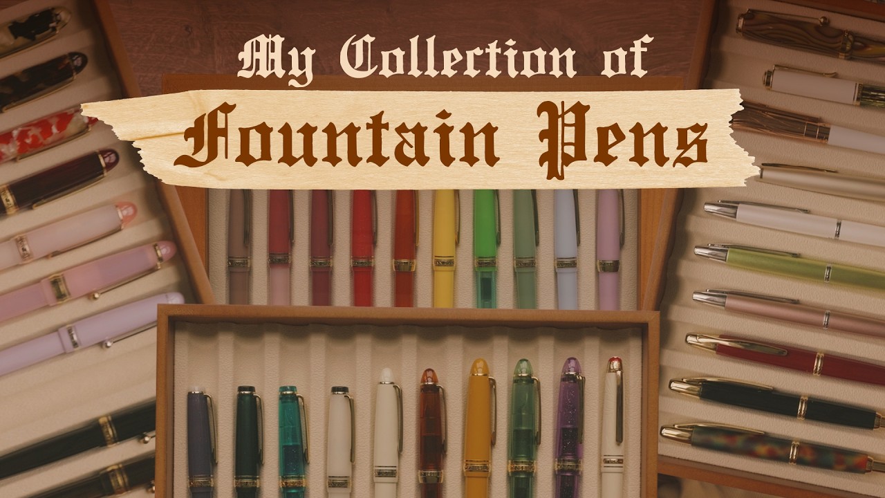 Fountain Pen Collection Tour: 3 years and 90+ pens later