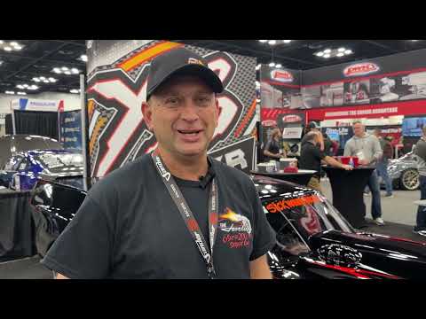 Bryant Goldstone's 1953 Chevrolet Corvette NHRA Pro Mod Car at PRI 2024