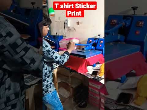 How to print sticker on tshirt | sticker printing process |@GargOnlineFacts #shorts #youtubeshorts
