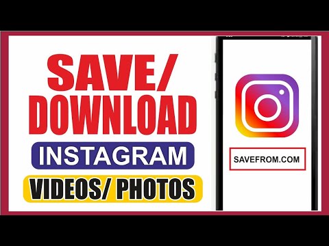 Save and download your Instagram videos or photos on Save from.net