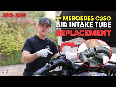 MERECEDES BENZ C250/SLK250 Air Intake Tube / Hose Replacement 2012 - 2015