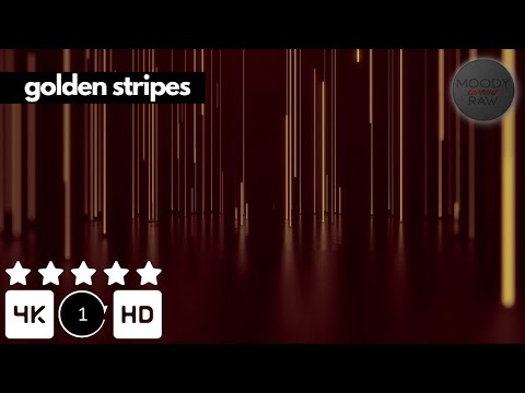 Old Money Aesthetic: Golden Stripes 4K Wallpaper - Seamless Digital Marketing Visual Loop
