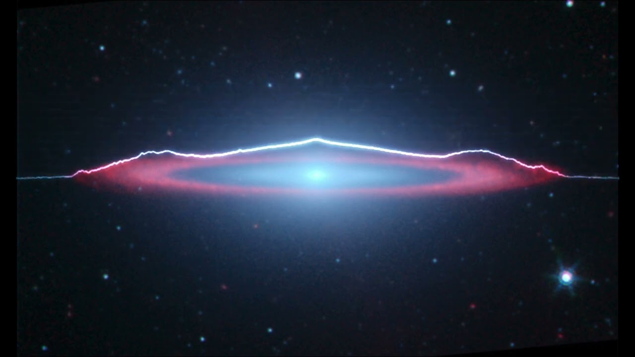 Data Sonification: M104 (Infrared Only)