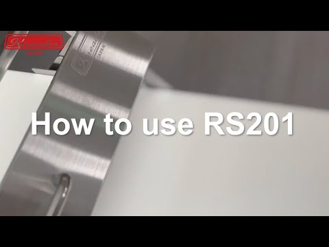 Manual Dough Sheeter RS201; How to use