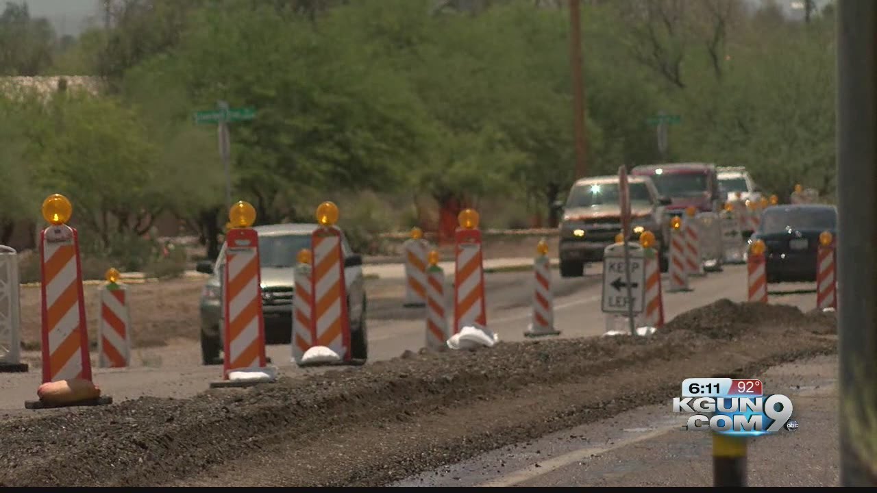 Silverbell Road construction will slow down drivers
