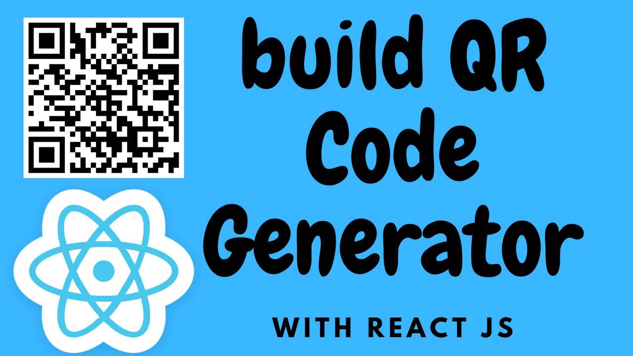 Build a QR Code Generator App with React JS | Learn React with a Project
