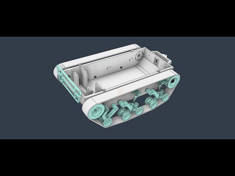 STL file Motorized tracked RC platform 🪖 (STEP)・3D printable model to ...