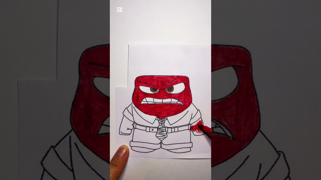 Anger 😡😡#anger #art #inside out2 de