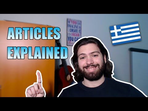 Greek Articles Explained! - All You Need To Know