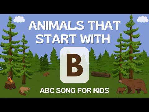 Animals That Start with B Song for Kids | ABC Animal Songs