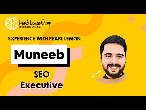 Muneeb Haider |Seo Exective| Experience with Pearl Lemon