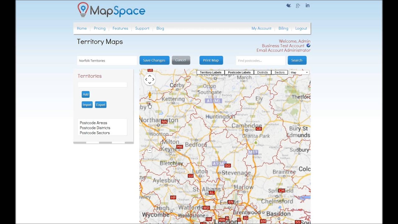 02 - MapSpace Create A Territory Map