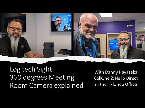 What is extra value of Logitech Sight as 315 degrees camera in Hybrid Meetings? With Danny Hayasaka