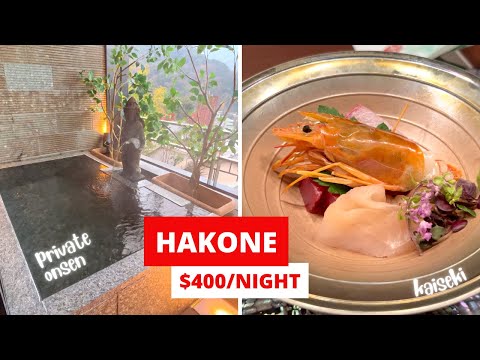 $400 Ryokan with Private Onsen in Hakone - Hakone Airu Room Tour & Kaiseki | Japan EP8