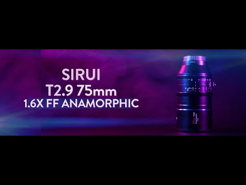 Sirui 75mm Full Frame Anamorphic Lens Review + Test Footage