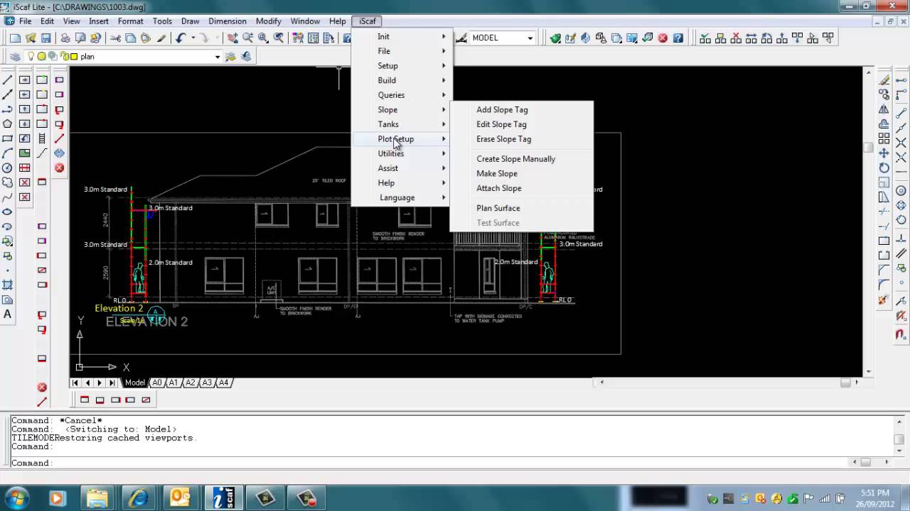 iScaf - Advanced tutorial in scaffold elevations with a 3D background image part2