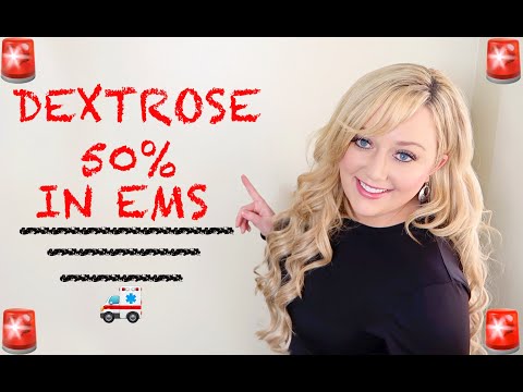 EMT/Paramedic Medication Notecards || Dextrose 50%