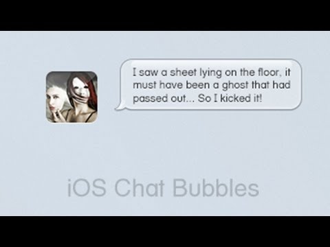 Create Apple iOS Chat Bubbles in Photoshop CS6