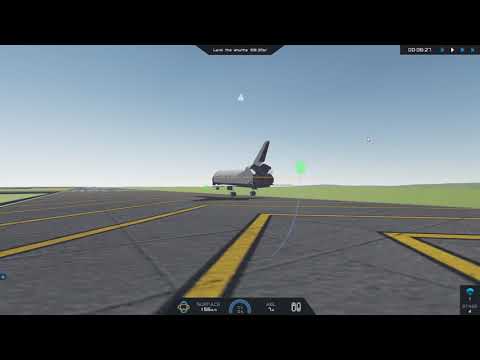 SimpleRockets 2 - mission land the shuttle