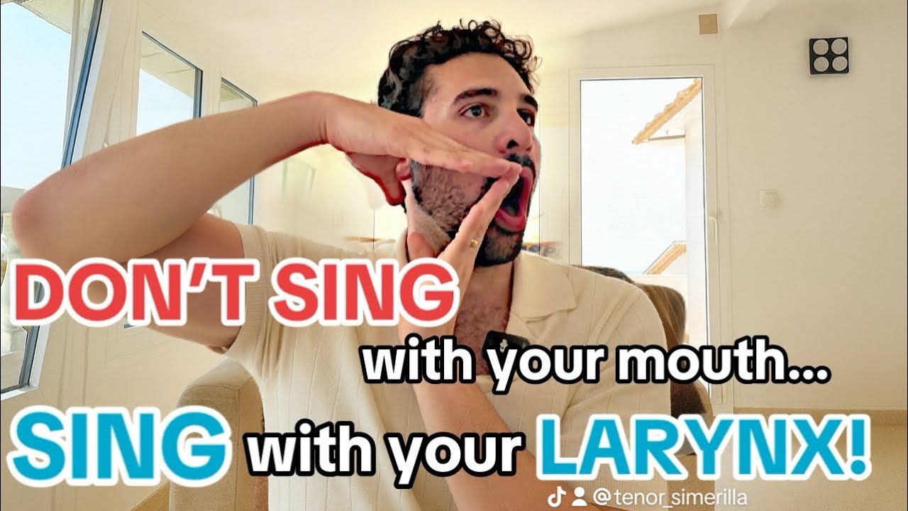🛑 DON´T SING with your MOUTH...✅ SING with your LARYNX!!! (Passaggio & More)