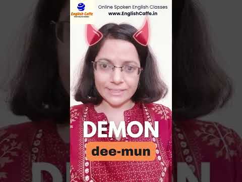 How to Pronounce DEMON? 😈Correct Pronunciation for DEMON #englishcaffe