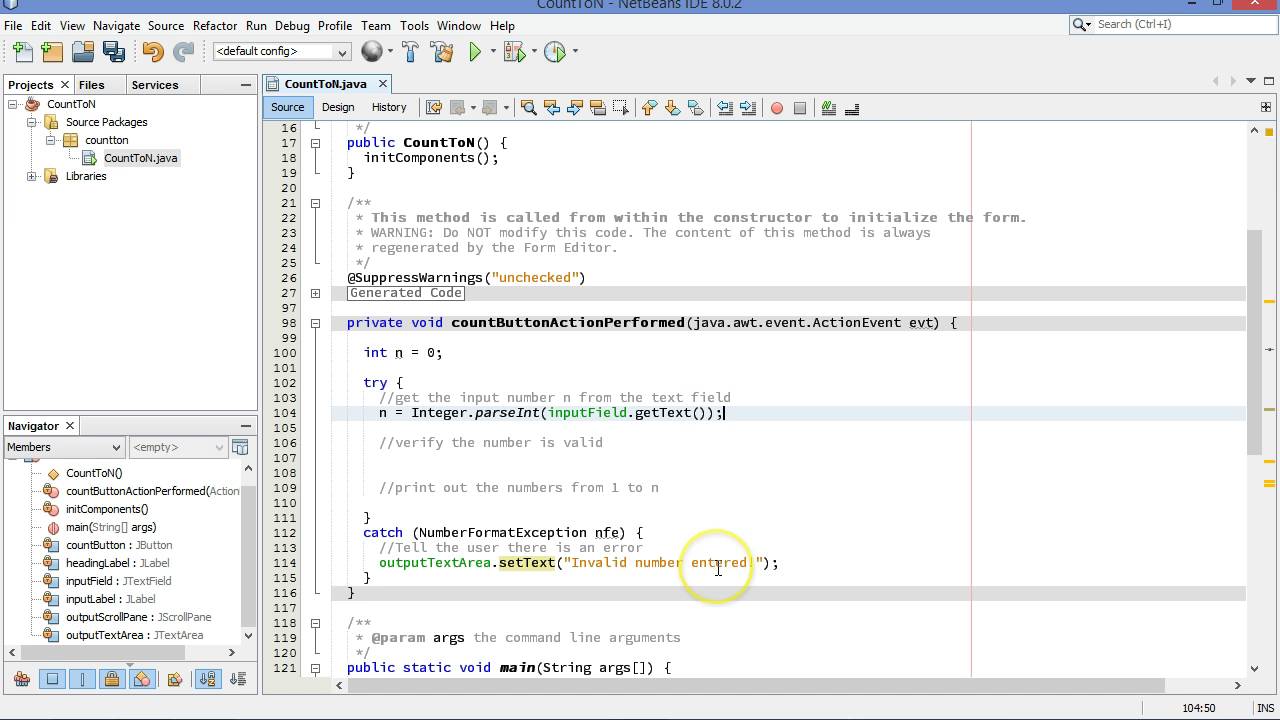 Loop Counters in Java