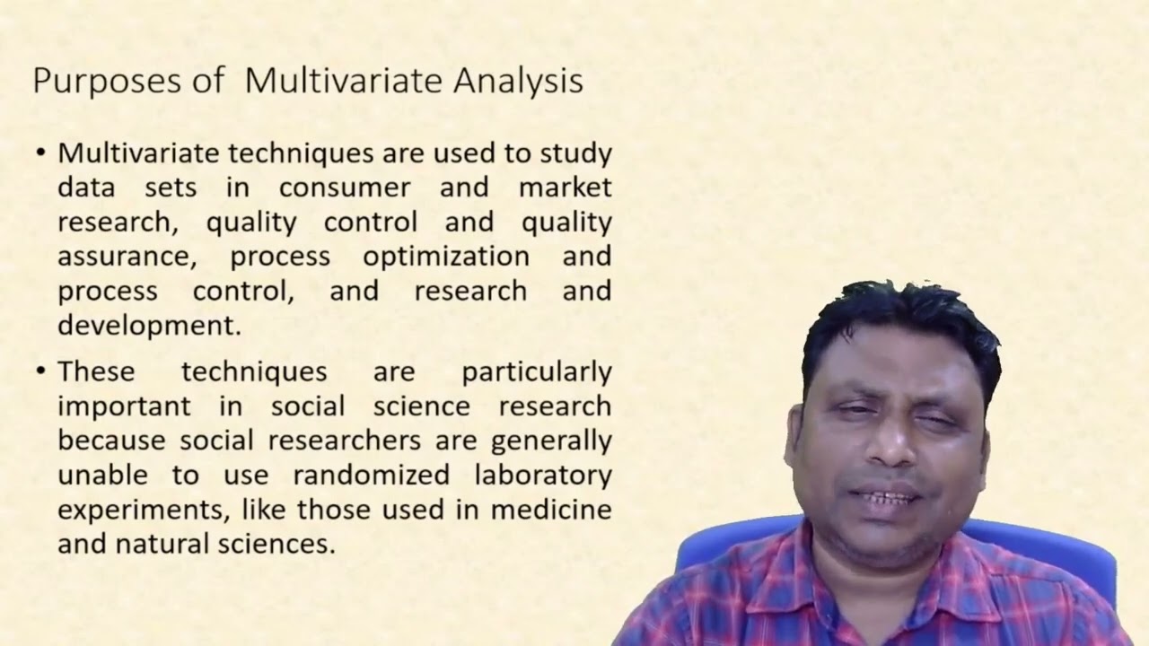 13. Multivariate Analysis of Data MMPC - 015 (Part- 19) Research methodology for management Decision
