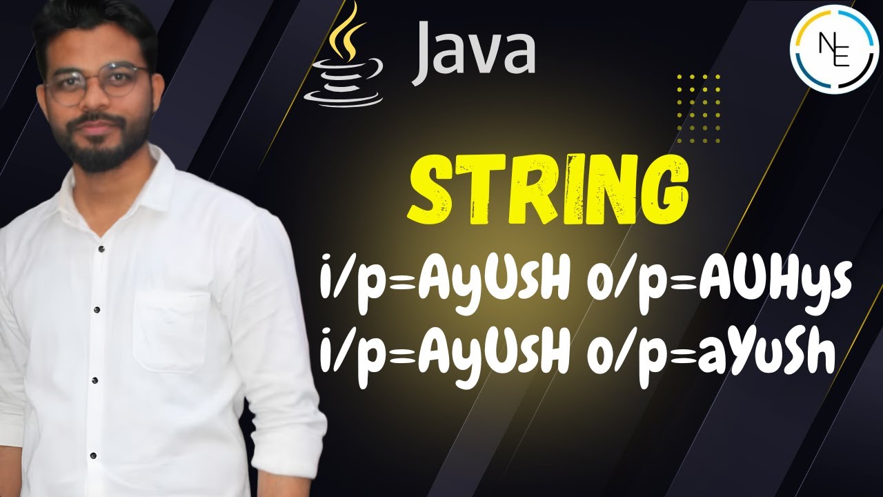 Strings Basic Program | Java String Tutorial | Class 10 ICSE/ISC ||NetworkersEra || Boards 2025-2026