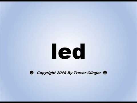 How To Pronounce led